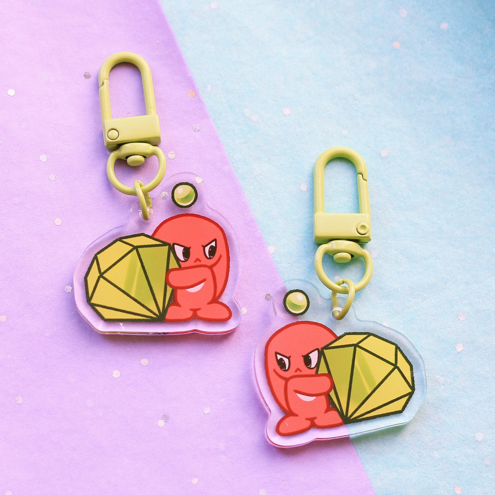 Cute Small Acrylic Keychains - Etsy