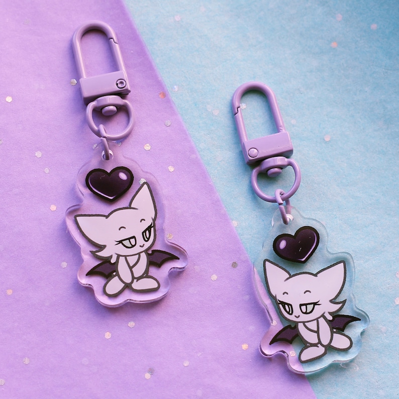 Cute Small Acrylic Keychains - Etsy