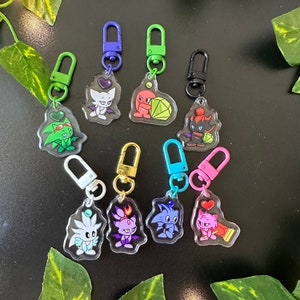 Echidna Emerald Acrylic Keychain - Etsy