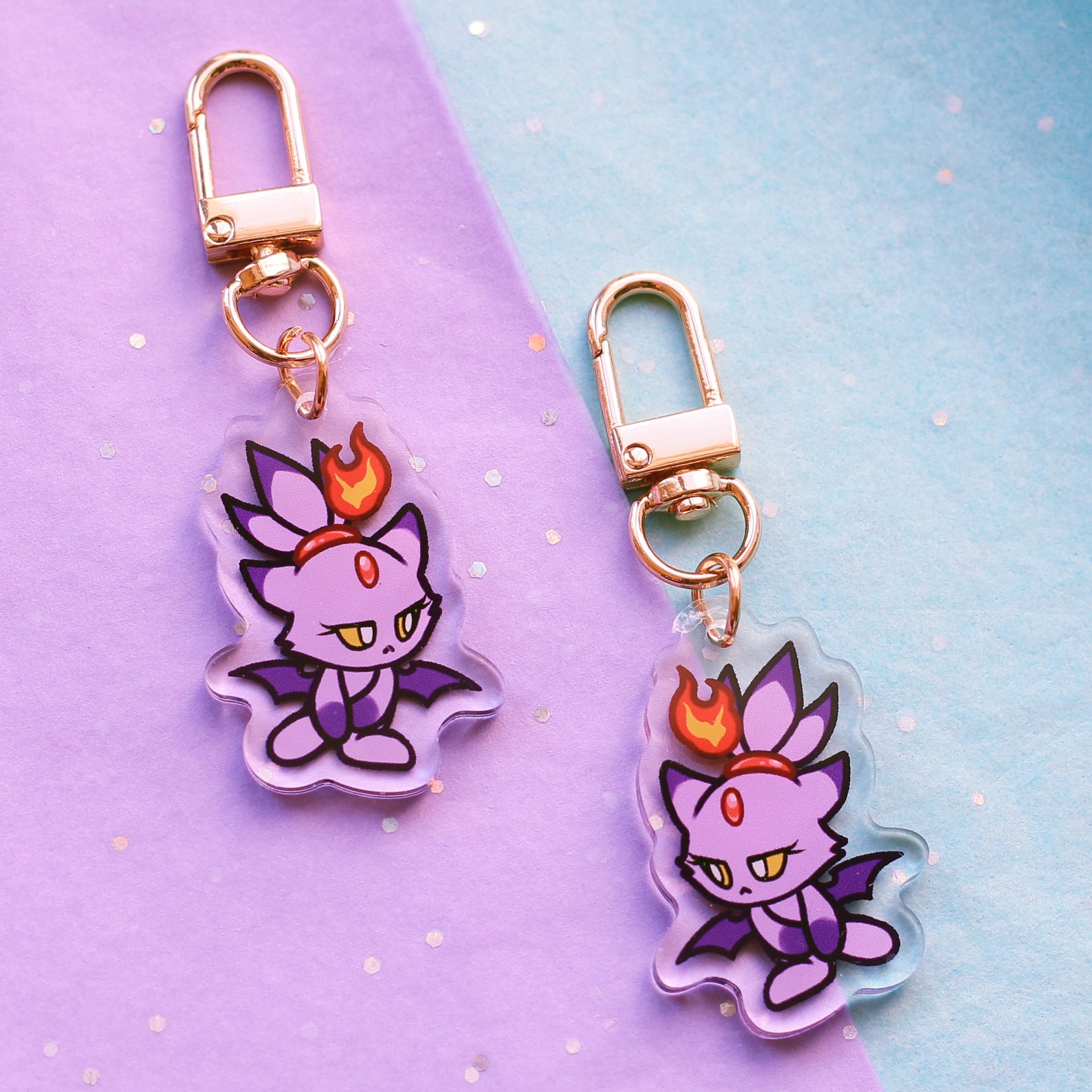 Cute Small Acrylic Keychains - Etsy