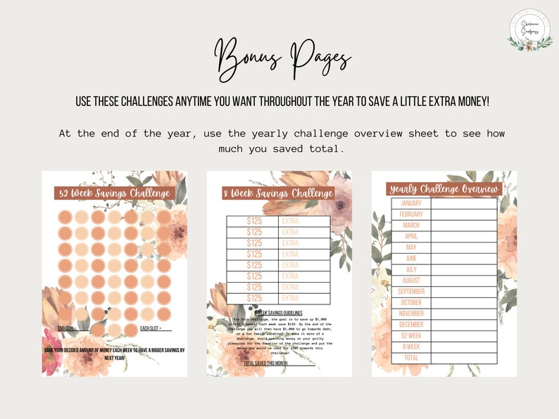 A5 Savings Challenge Bundle Printable Savings Challenges - Etsy