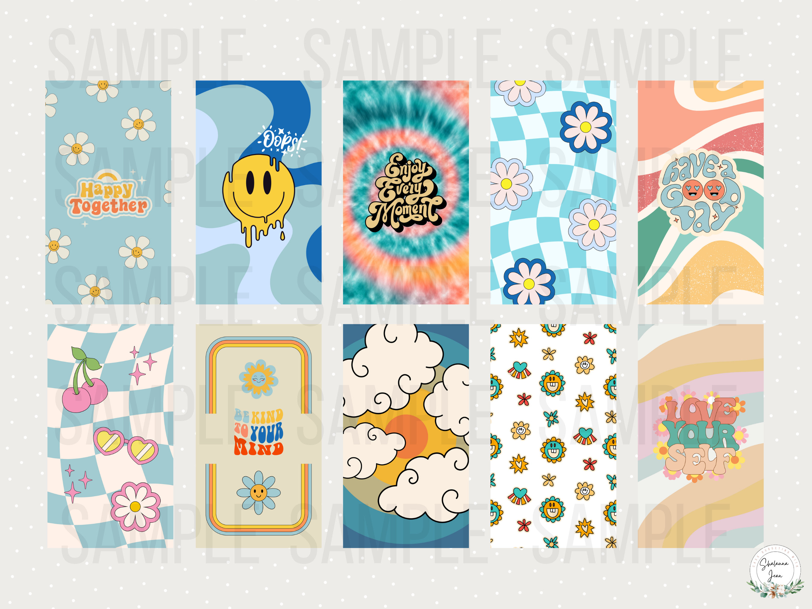 Retro Themed Wallpaper Bundle Retro Vintage Cell Phone Wallpaper Lock ...