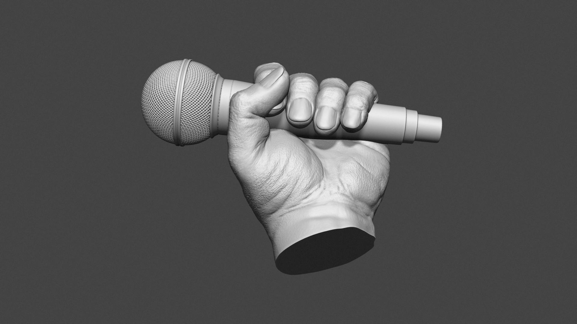 Microphone Trophy 3D STL Model Digital File - Etsy