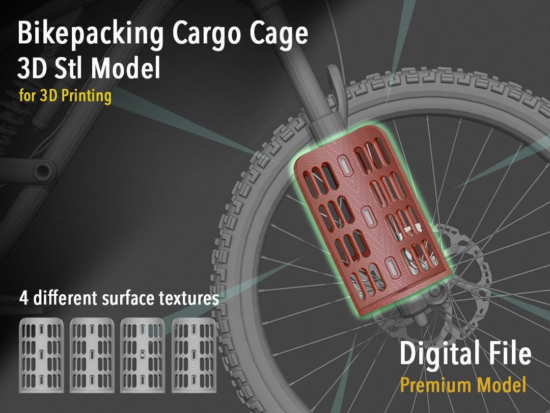 Bikepacking Cargo Cage 3D STL Model for 3D Printing Digital File - Etsy