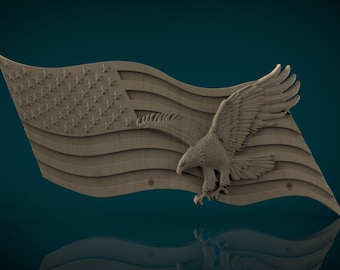 American Flag Cnc - Etsy