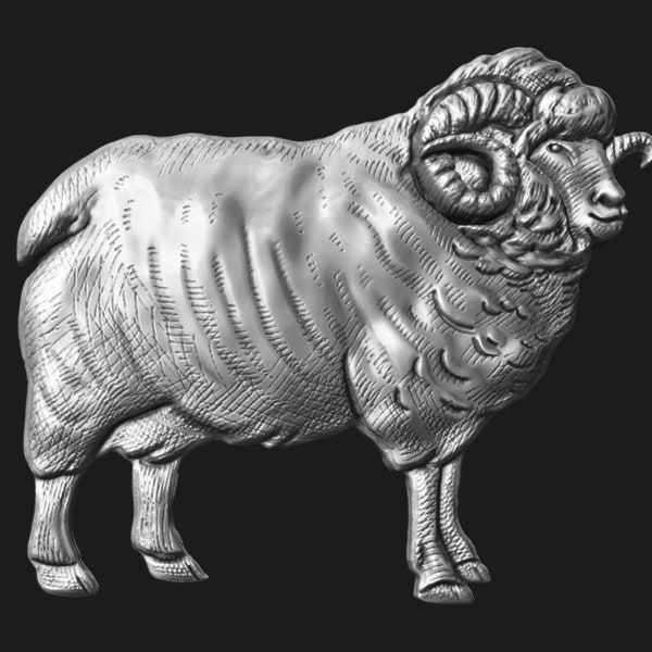 3d Printed Stl File Sheep - Etsy