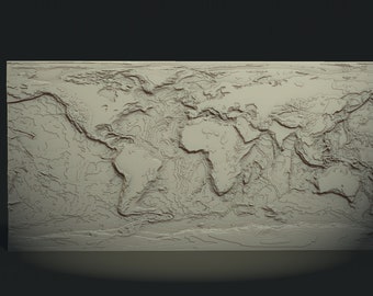 World Map Cnc - Etsy