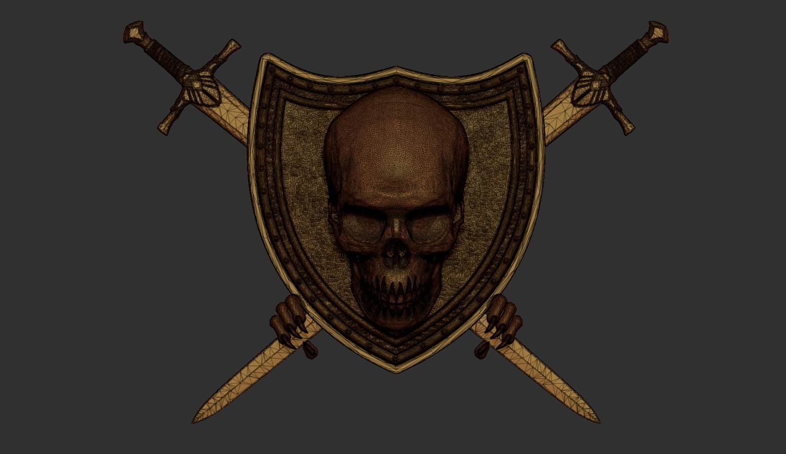 Skull Shield and Sword Bas Relief Stl Model for Cnc and 3d Printer - Etsy Skull Shield and Sword Bas Relief Stl Model for Cnc and 3d Printer - Etsy