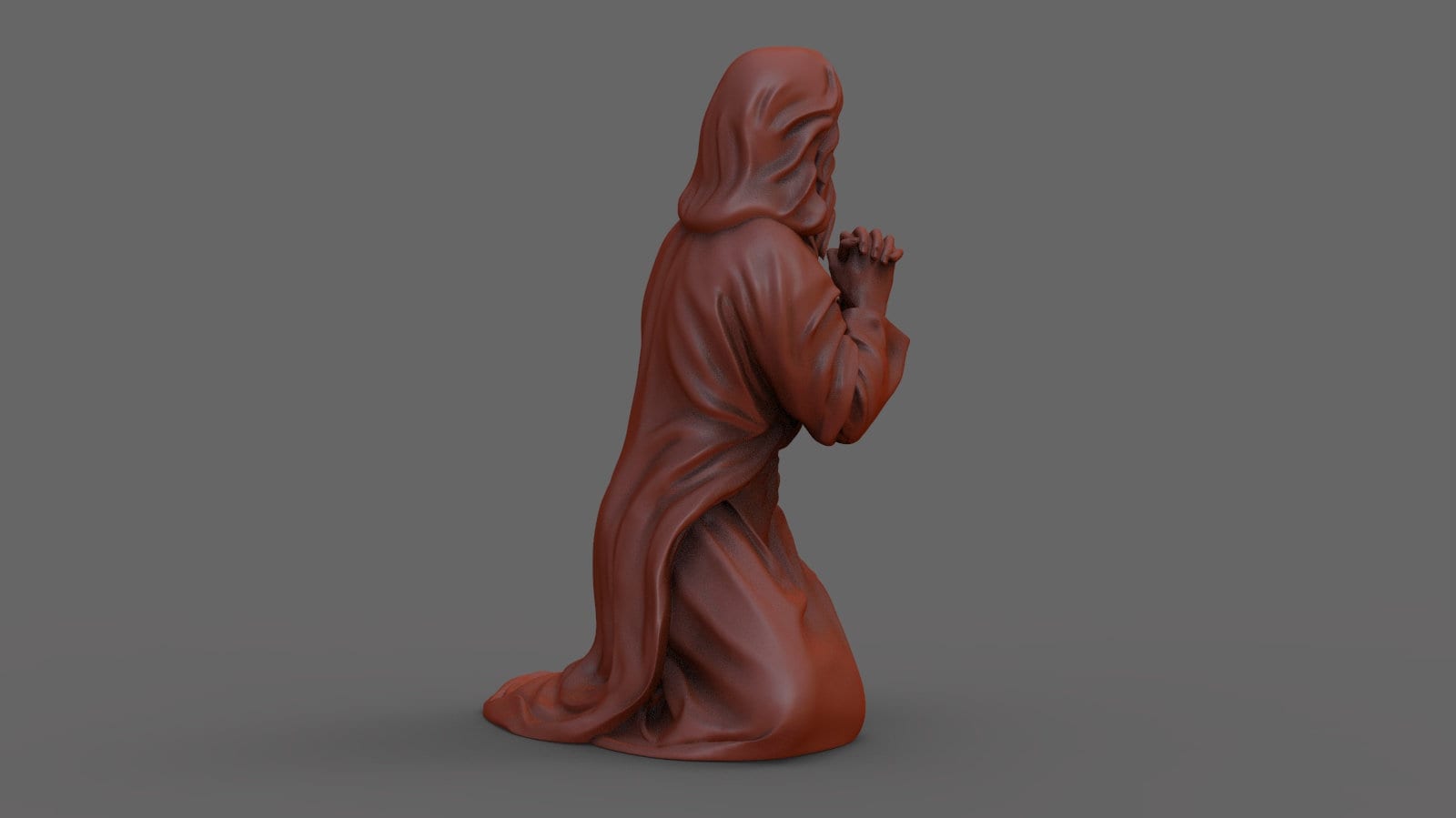 Praying Woman 3D Stl Model Digital File - Etsy