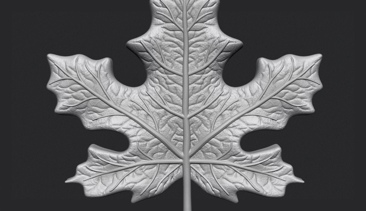 Maple Leaf 3D STL Model for CNC Router or 3D Printer Digital File - Etsy