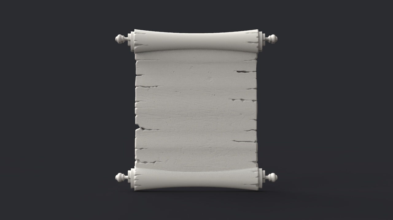 Scroll 3D STL Model for CNC Router or 3D Printing - Etsy