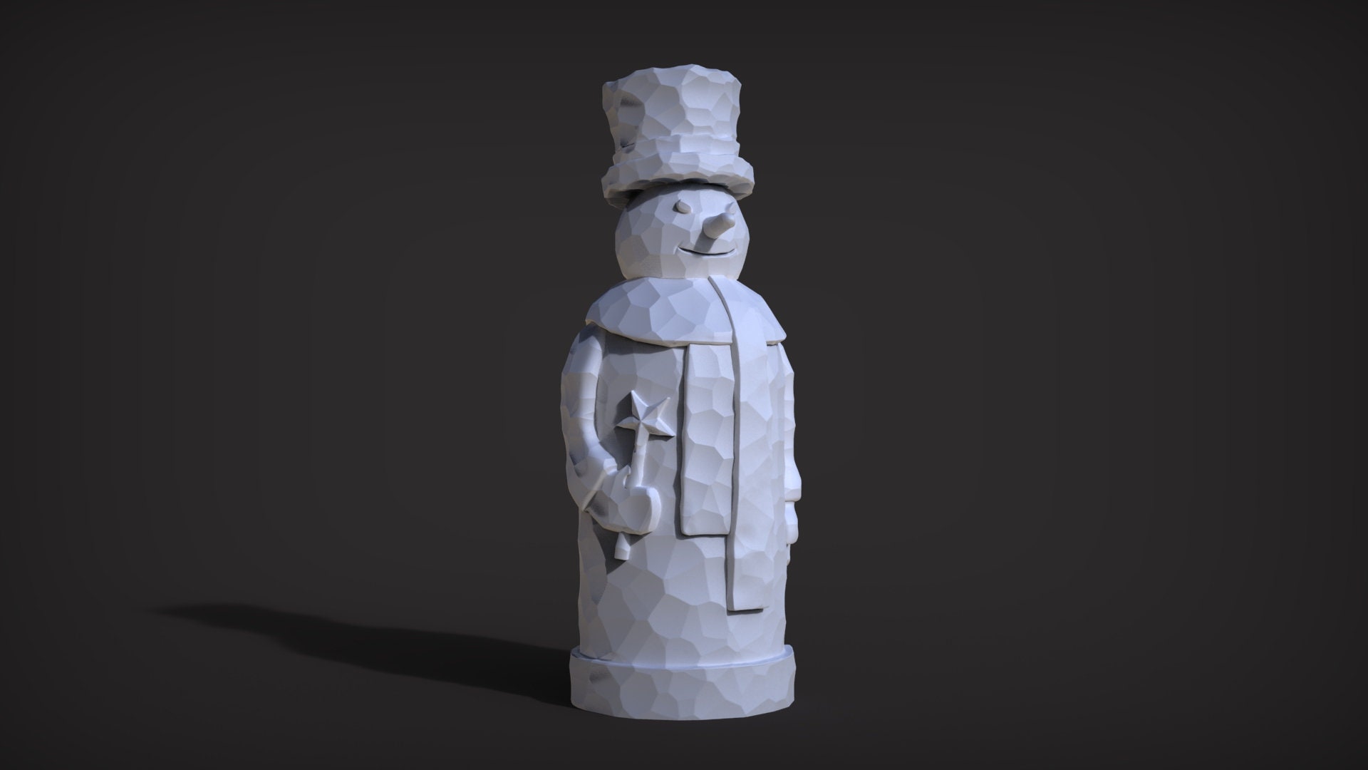 Snowman Figure 3d Stl Model Digital File for 3d Printing - Etsy