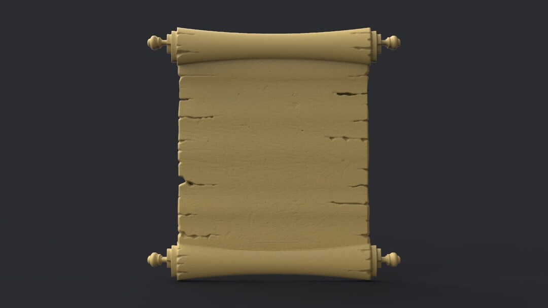 Scroll 3D STL Model for CNC Router or 3D Printing - Etsy
