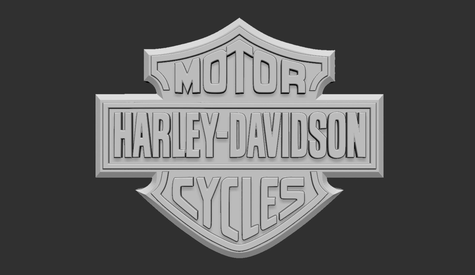 Harley Davidson Logo stl model for cnc and 3d printer | Etsy