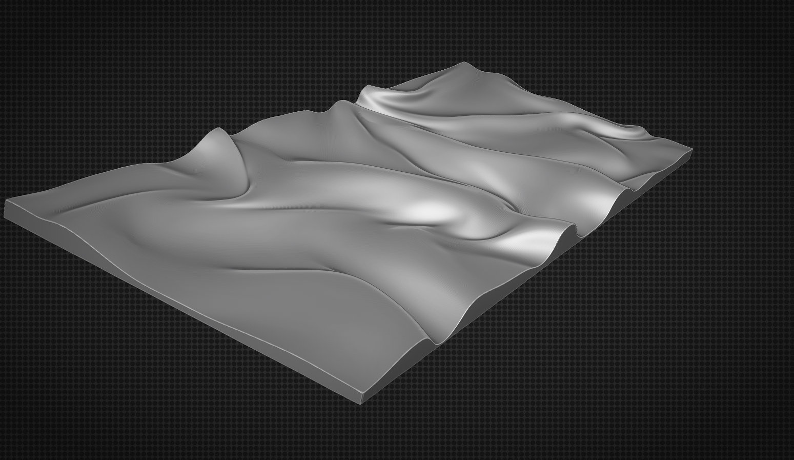 Drapery Wall Art Panel 3D STL Model for CNC Router or 3D - Etsy