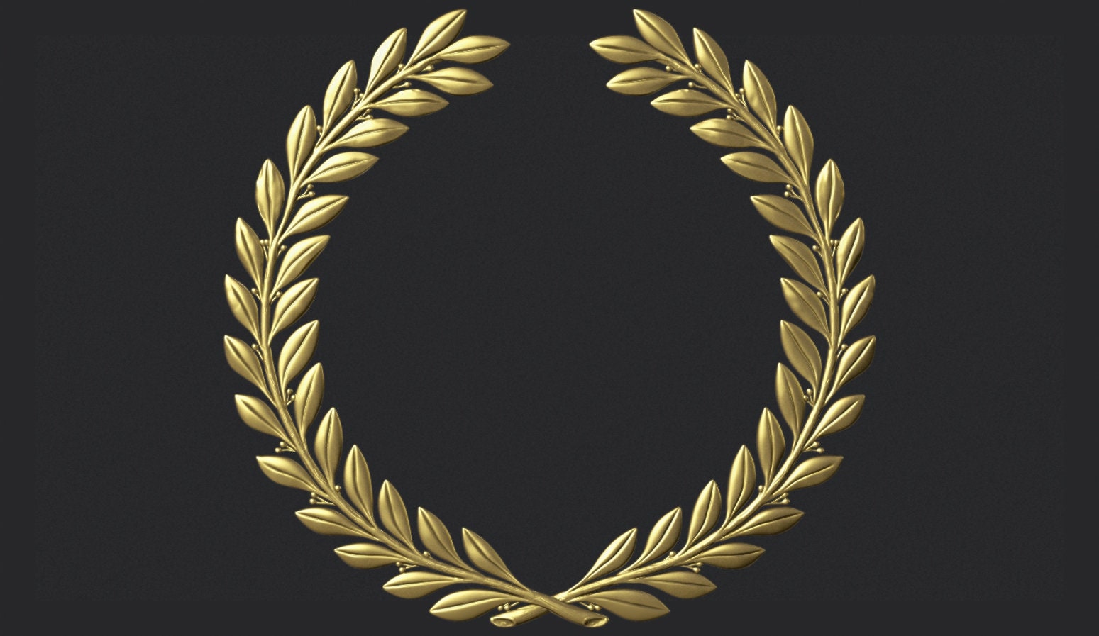 Laurel Wreath 3D STL Model: CNC Router, 3D Printer, Engraver - Etsy