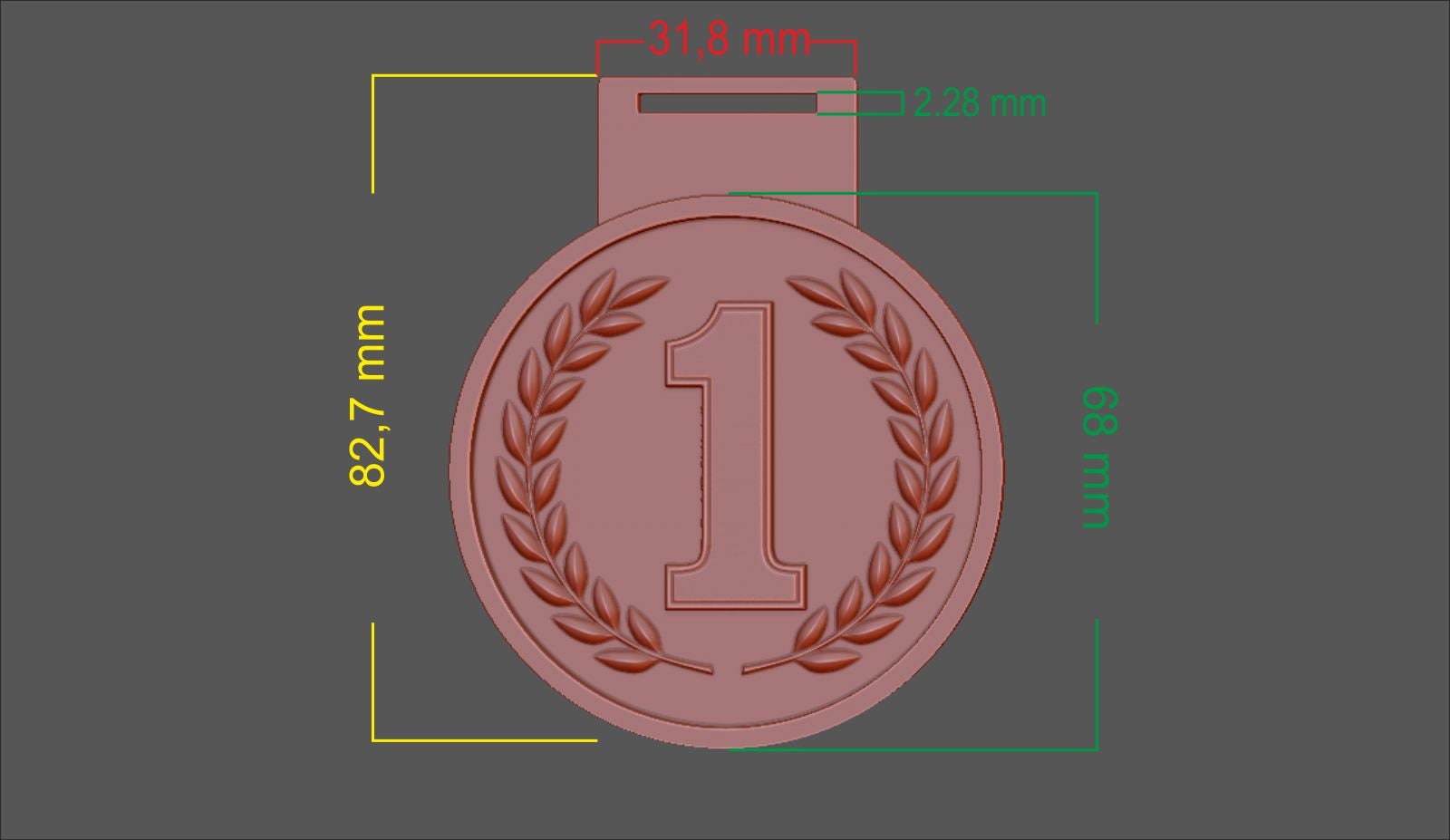 Award Medals Set 3D STL Model for CNC Router or 3D Printing - Etsy Canada