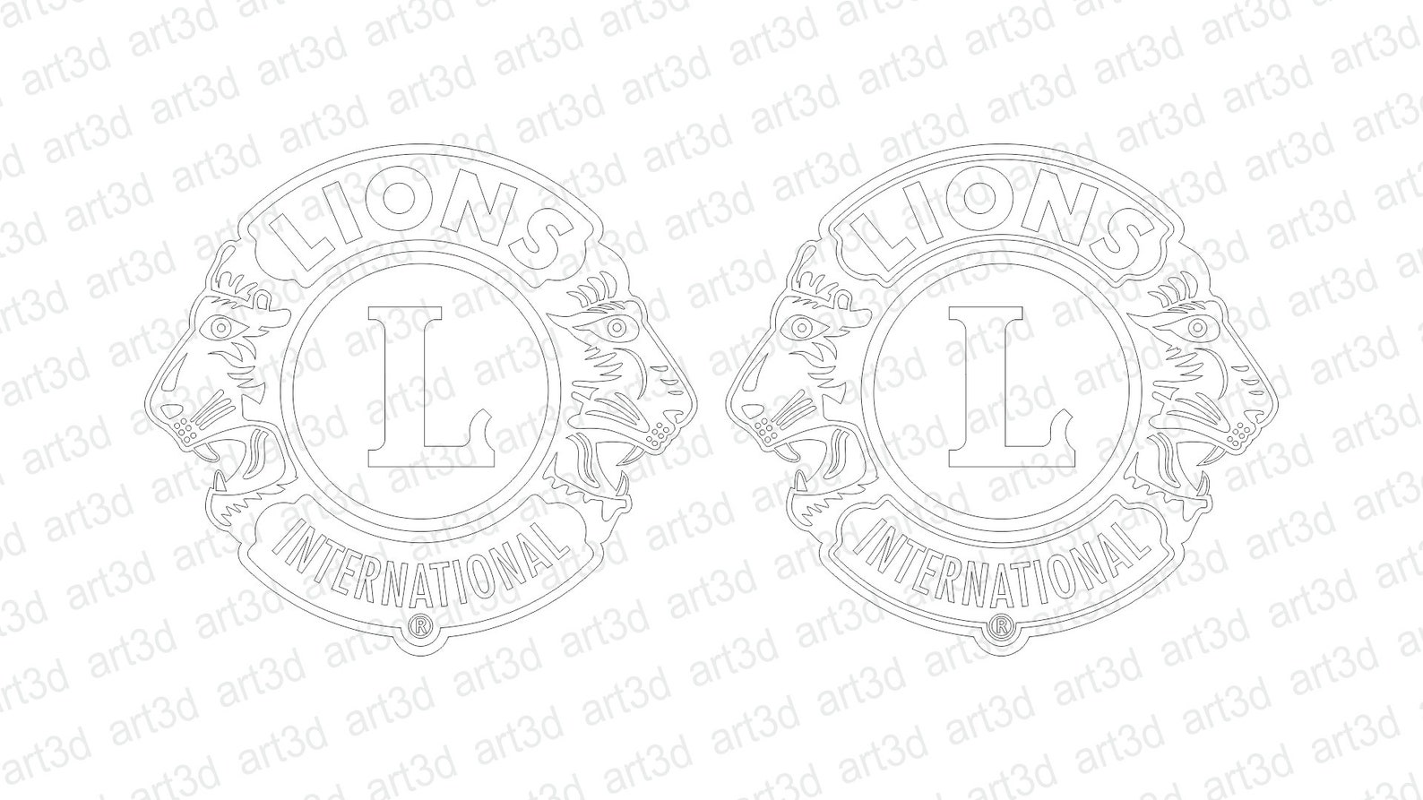 Lions Club Logo Vector, Eps, Cdr, Dxf, Png, Jpg, Svg, Pdf - Digital ...