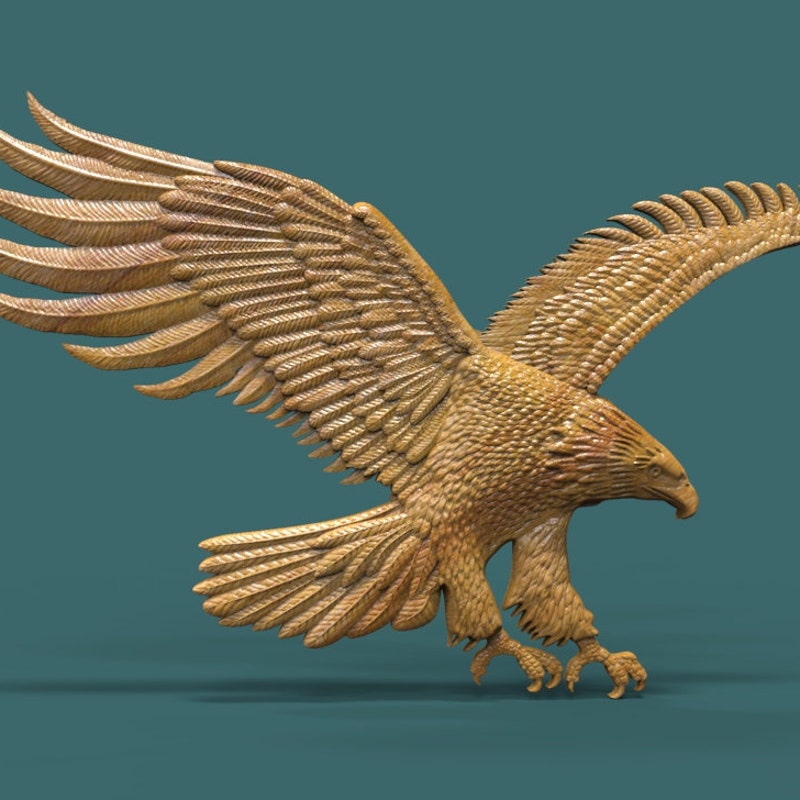 Eagle Wood Carving - Etsy