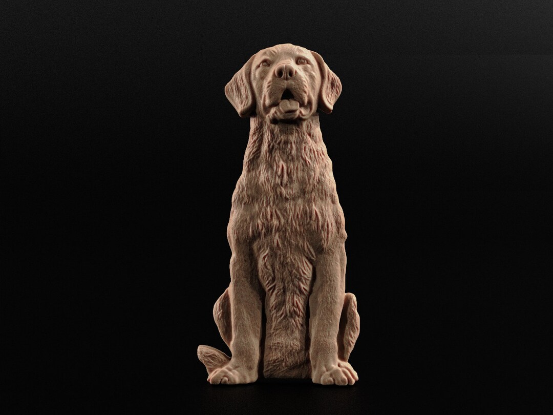 Dog Relief Sculpture STL Model: Pet Memorial CNC Carving (digital ...