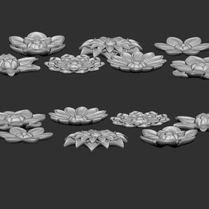 Flowers 3D STL Model for CNC Router or 3D Printer Digital Files - Etsy