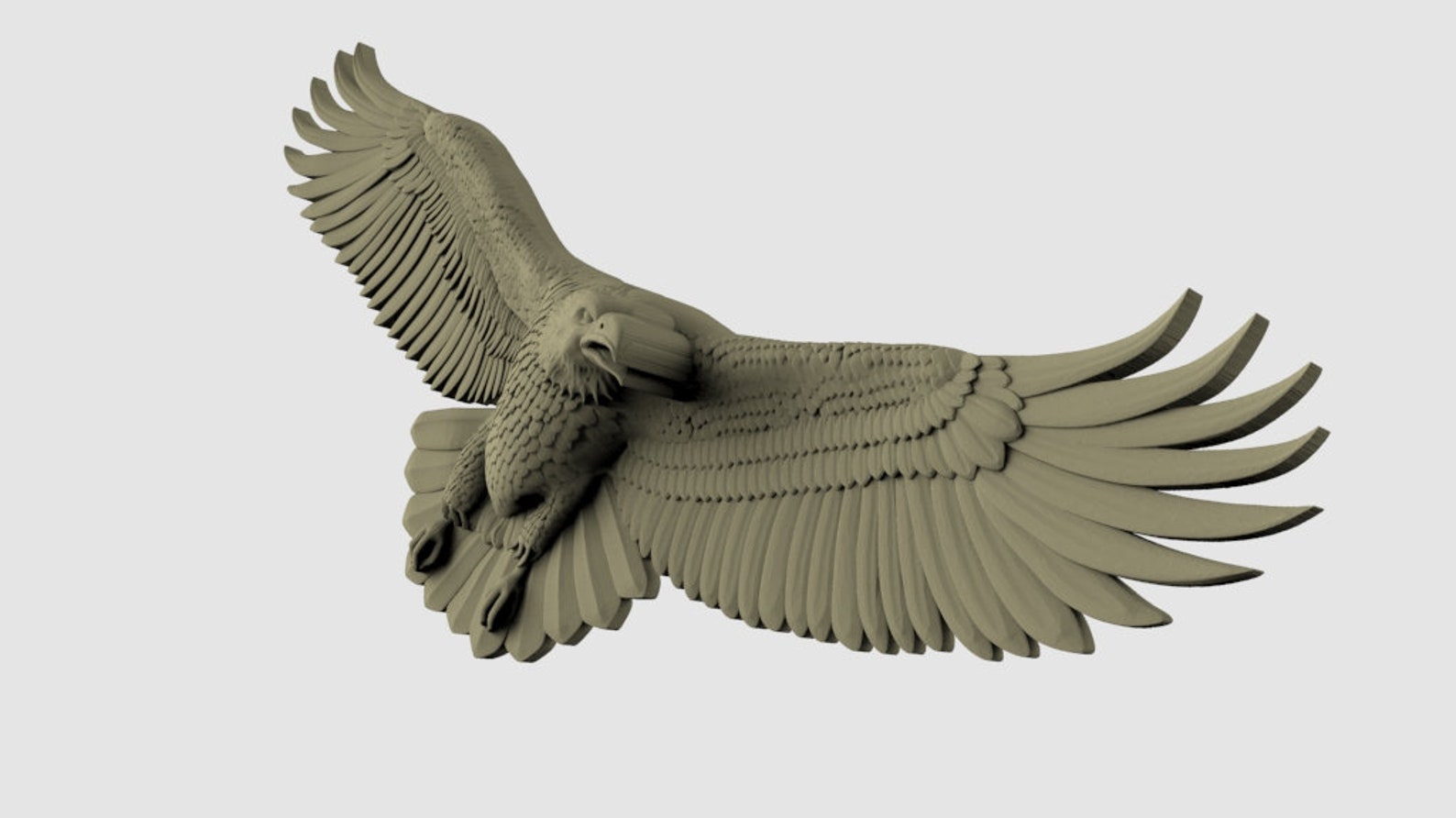 Eagle 3d stl model for cnc and 3d printer | Etsy