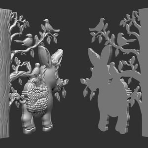Donkey 3D STL Model for CNC Router and 3D Printing Digital File - Etsy
