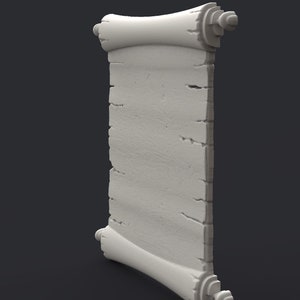 Scroll 3D STL Model for CNC Router or 3D Printing - Etsy