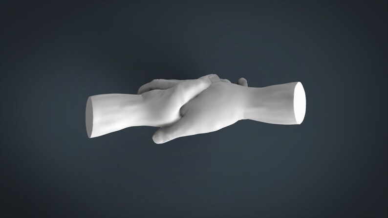 Shake Hands 3D Stl Model for Cnc and 3d Printer Digital File - Etsy