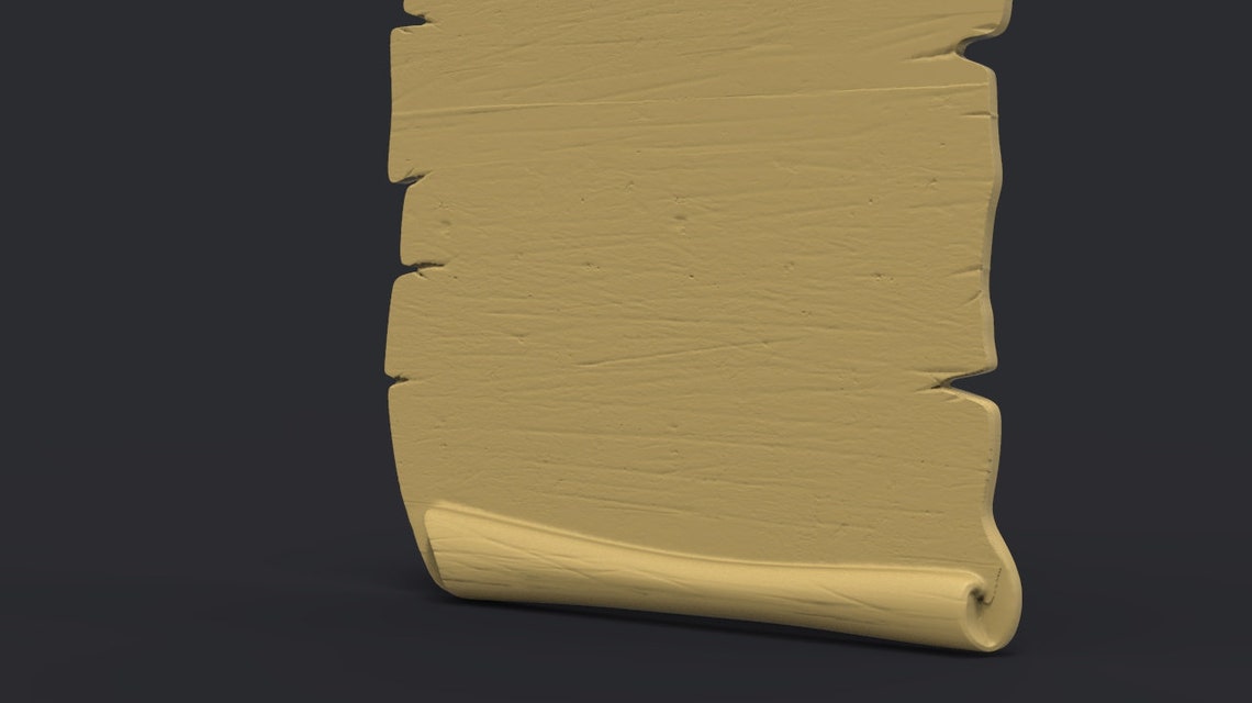 Scroll 3D STL Model for CNC Router or 3D Printing Digital File - Etsy