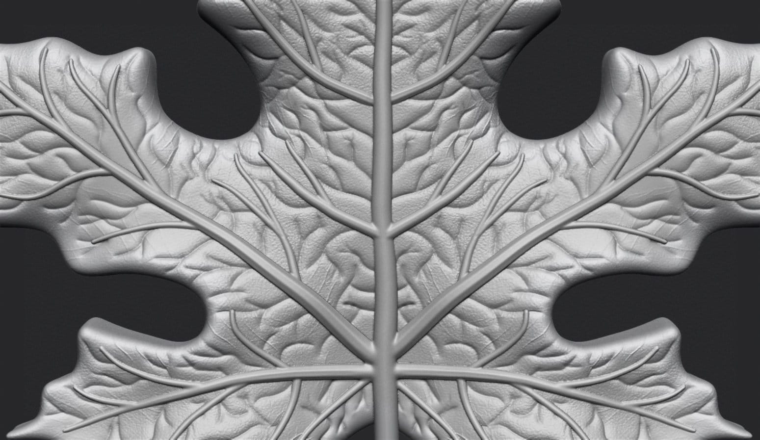 Maple Leaf 3D STL Model for CNC Router 3D Printer Engraver Carving ...