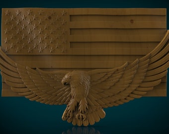 Eagle Flag Stl | Etsy