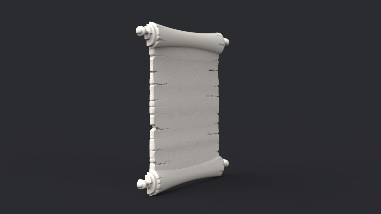 Scroll 3D STL Model for CNC Router or 3D Printing - Etsy