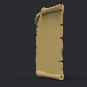 Scroll 3D STL Model for CNC Router or 3D Printing Digital File - Etsy