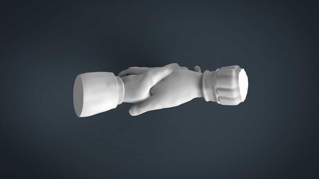 Shake Hands 3D Stl Model 3d Printer Digital Files - Etsy