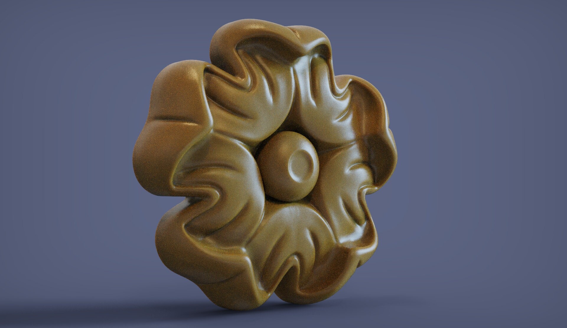 Round Rosette 3D STL Model for CNC Router or 3D Printer - Etsy