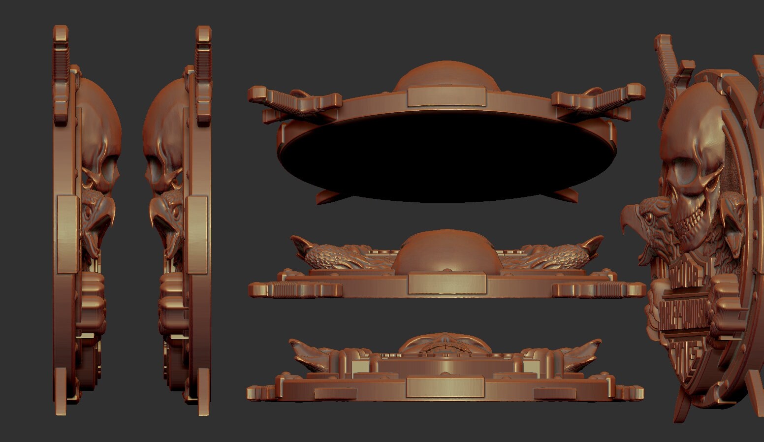 Motorcycle Club Logo Bas Relief Stl Model for Cnc and 3d Printer ...