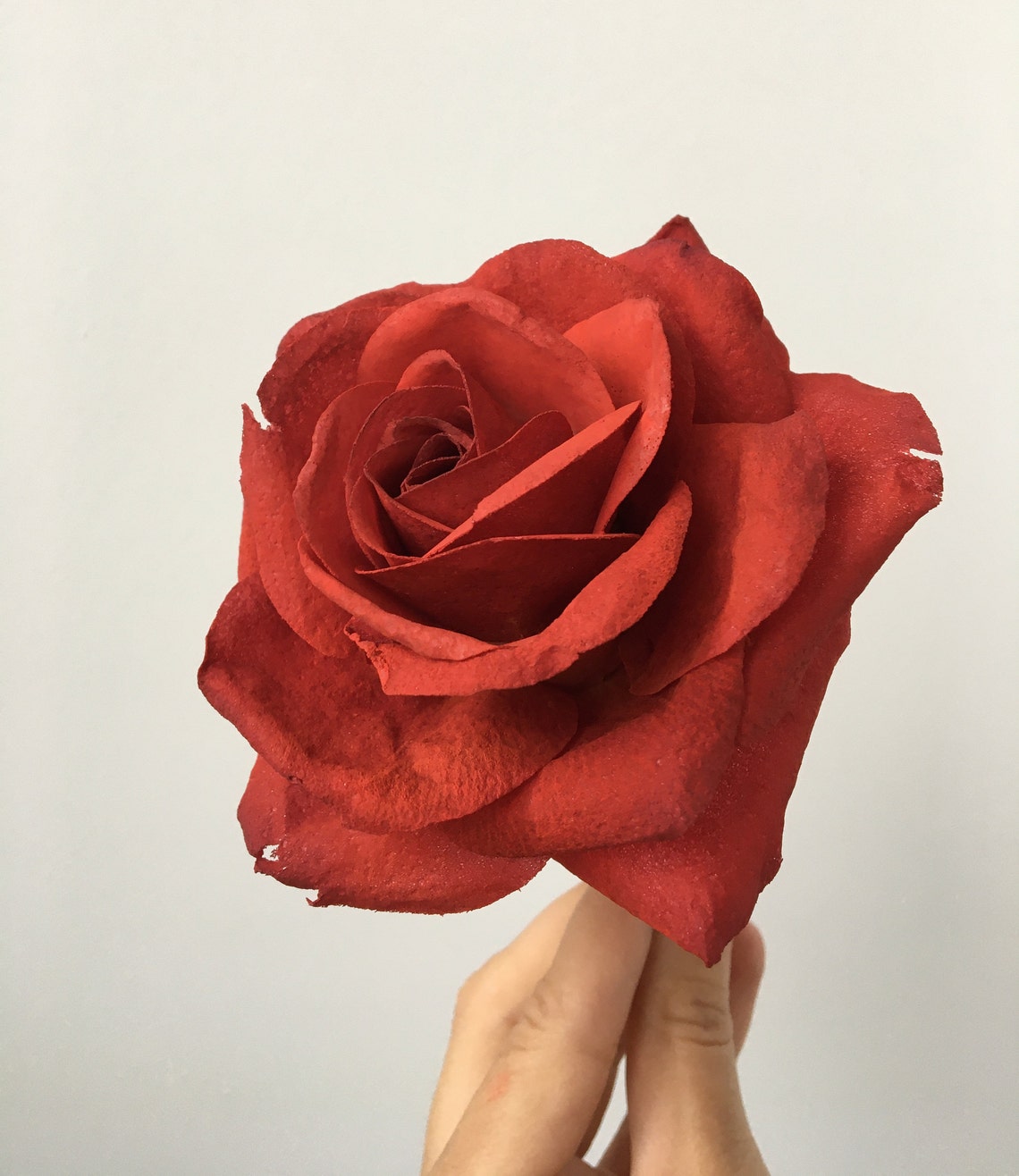 Wafer paper Flower Red Rose for cake decoration edible | Etsy