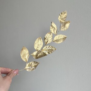 Gold Wafer Paper Leaves: Edible Cake Greenery, Wedding Decoration - Etsy
