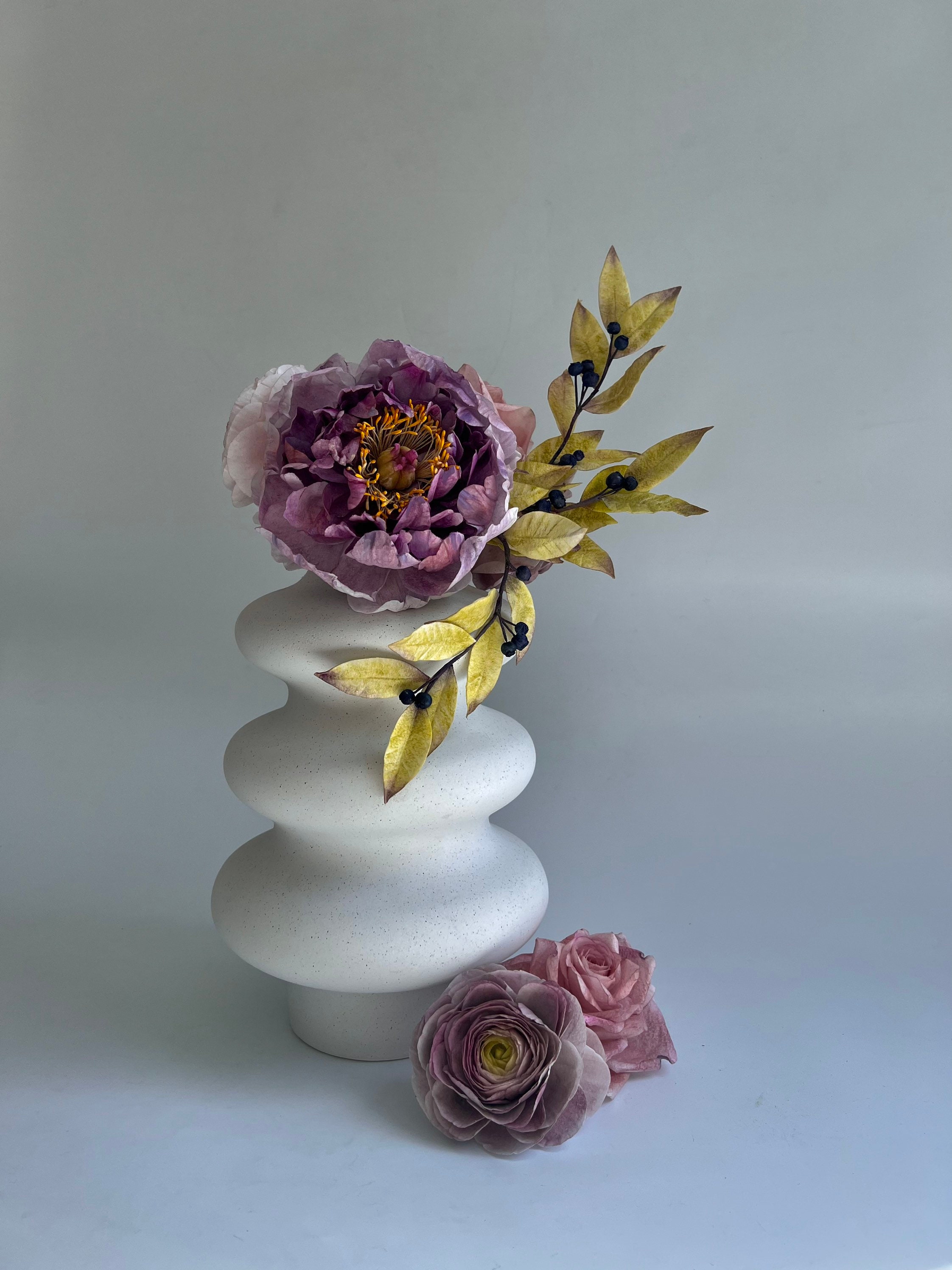 Wafer Paper Blueberry 2 Branches of Blueberry for Cake - Etsy