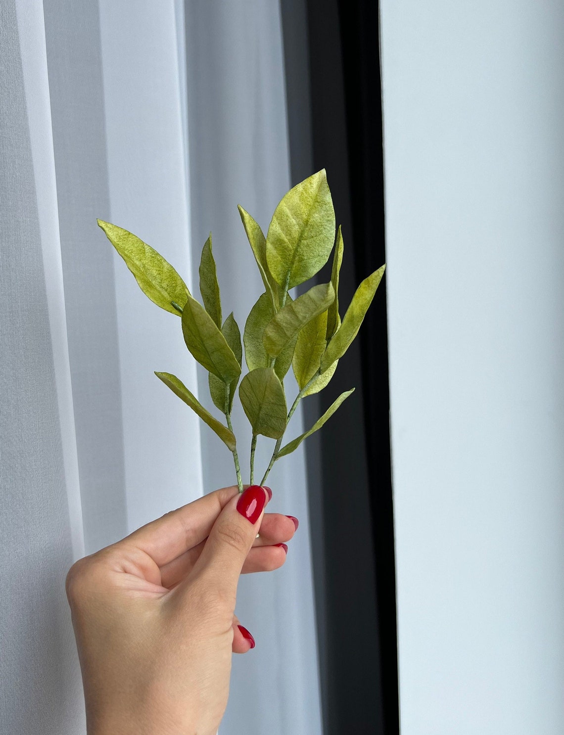 Edible Wafer Paper Leaves: Green Cake Decoration, 3 Branches - Etsy