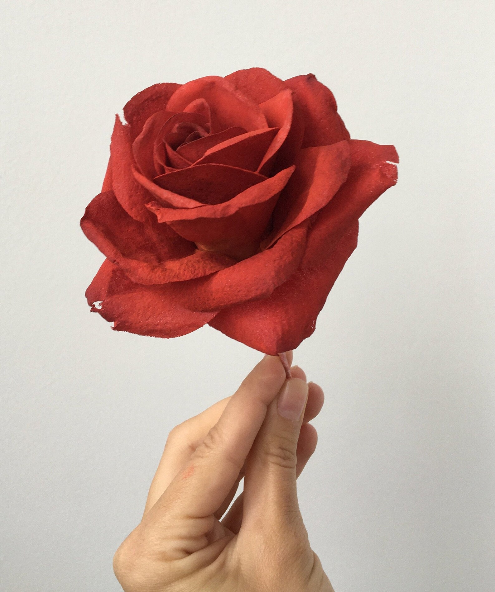 Wafer Paper Flower Red Rose for Cake Decoration Edible | Etsy