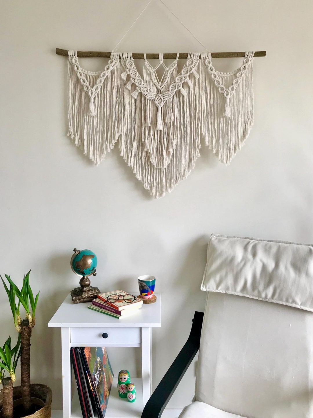 Large Macrame Wall Hanging, Macrame Mural, Woven Wall Hanging, Boho Decor, Housewarming Gift ...
