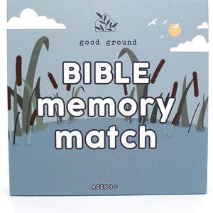 Bible Memory Match Game - Christian Preschool Home School Sunday School ...