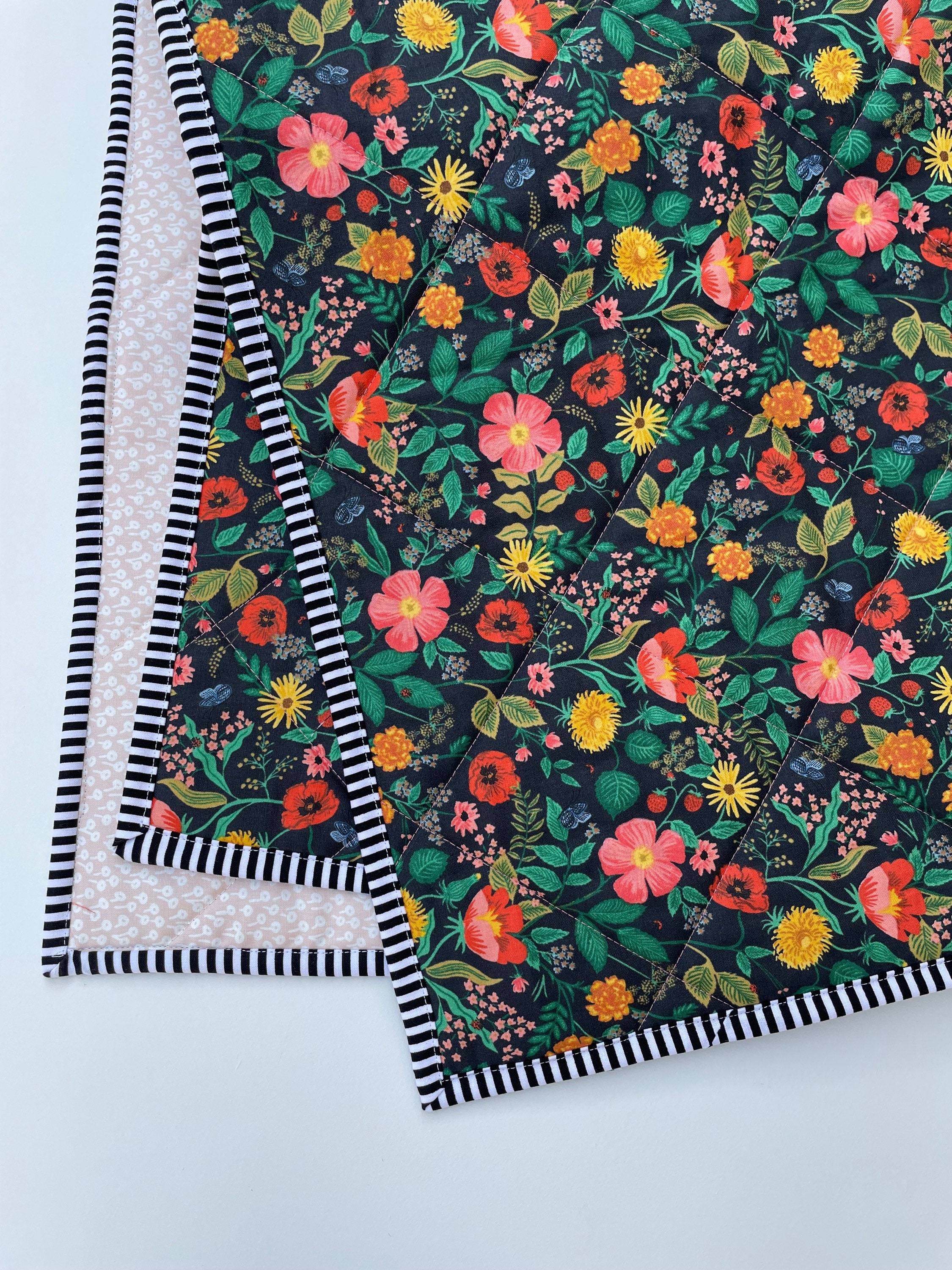 Rifle Paper Co. Baby Quilt - Etsy