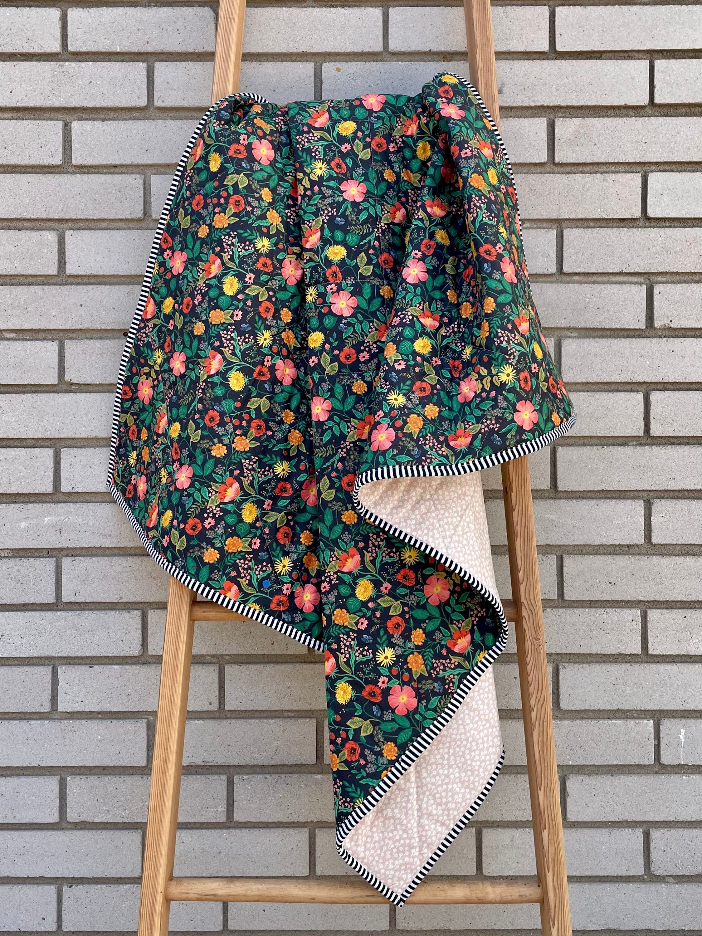 Rifle Paper Co. Baby Quilt - Etsy