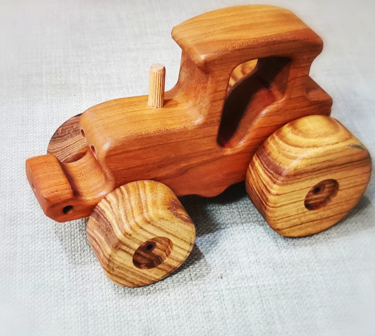Wooden Hand Made Farm Tractor Acacia Wood Toy Tractor for - Etsy