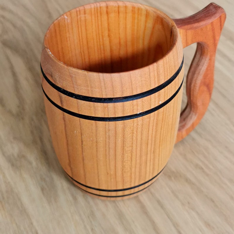 Wooden Mug - Etsy