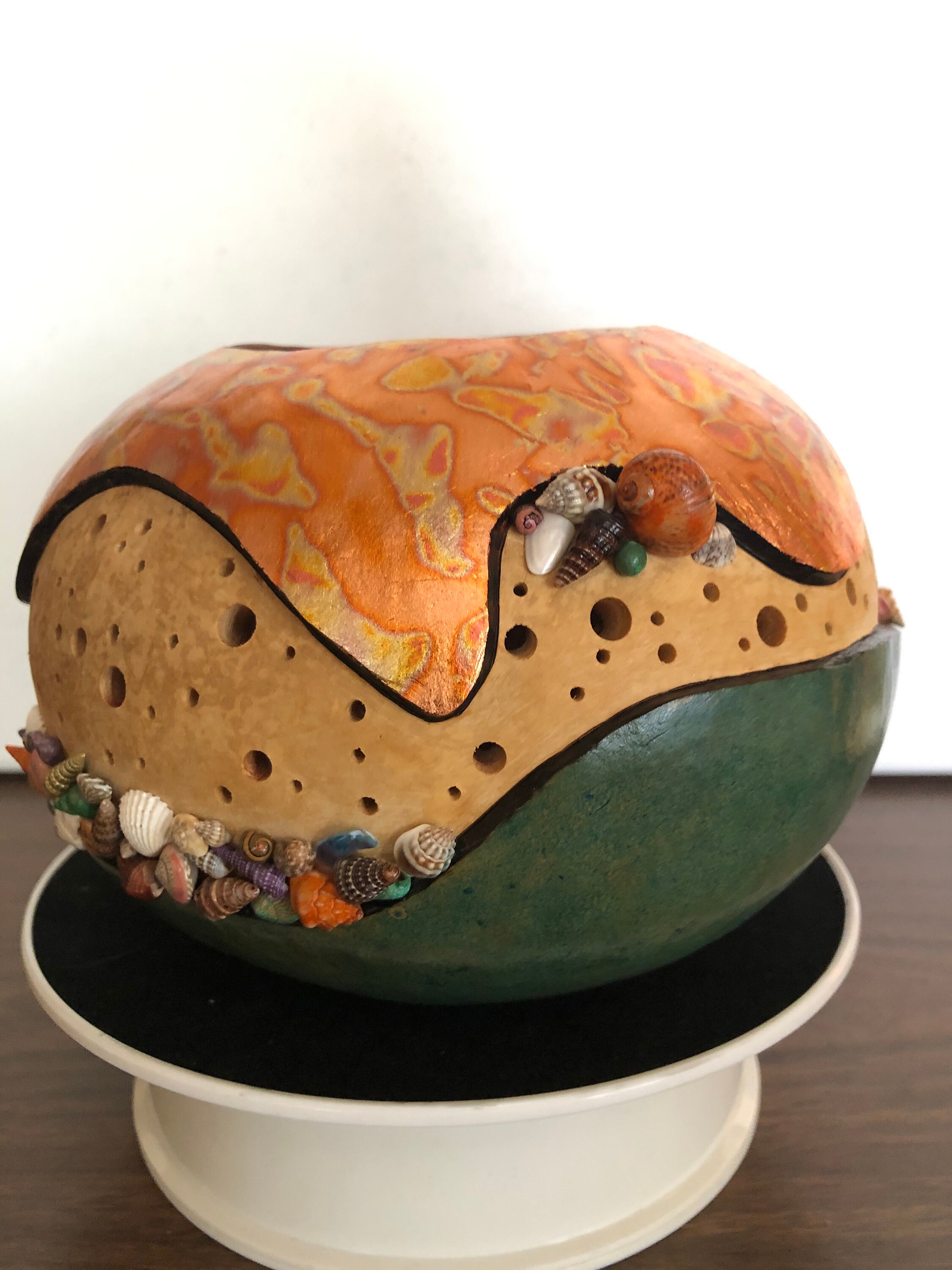 Gourd Art Sea Shells by the Sea Shore 757 - Etsy
