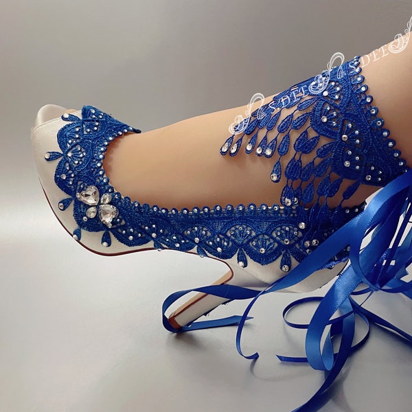 Royal Blue Shoes - Etsy